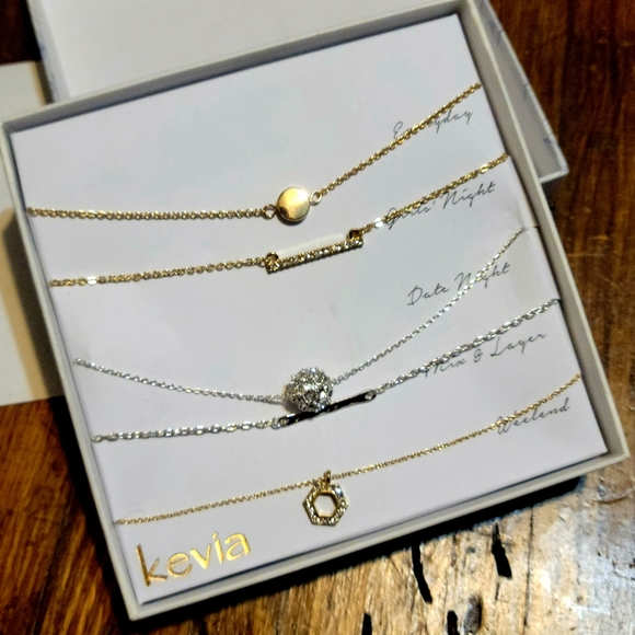 kevia | Jewelry | Kevia Frederick 5 Piece Necklace Set | Poshmark